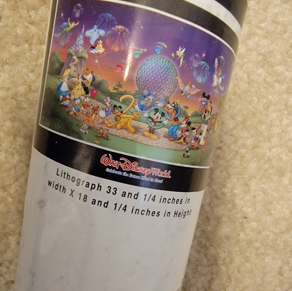 Disney | Art | Vtg Nip Walt Disney World 200 Celebrate The World ...